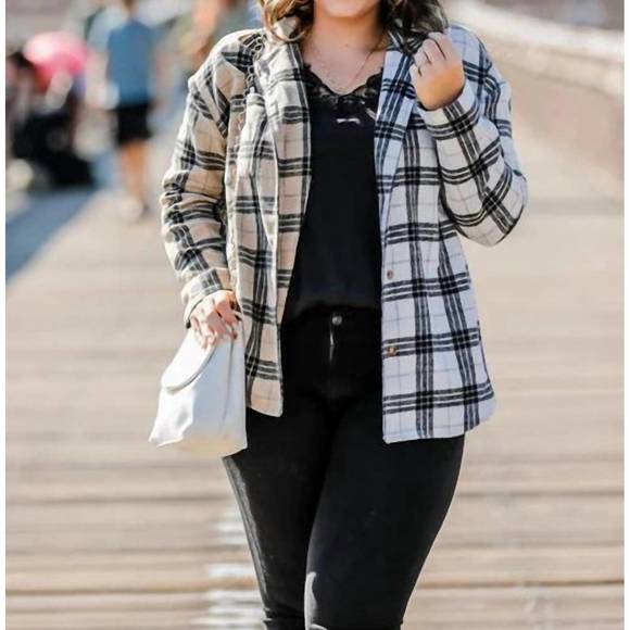 Jess Lea | Jackets & Coats | New Jess Lea Colorblock Shacket In Jackson ...